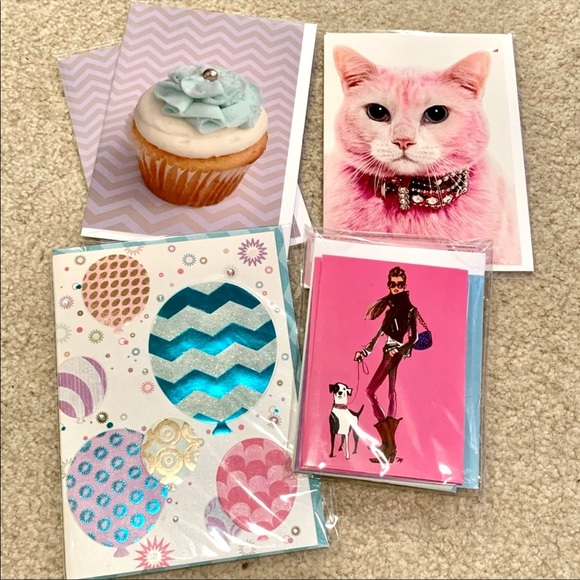 Office | Misc Cards 4 Bday Cards Blank Cards | Poshmark